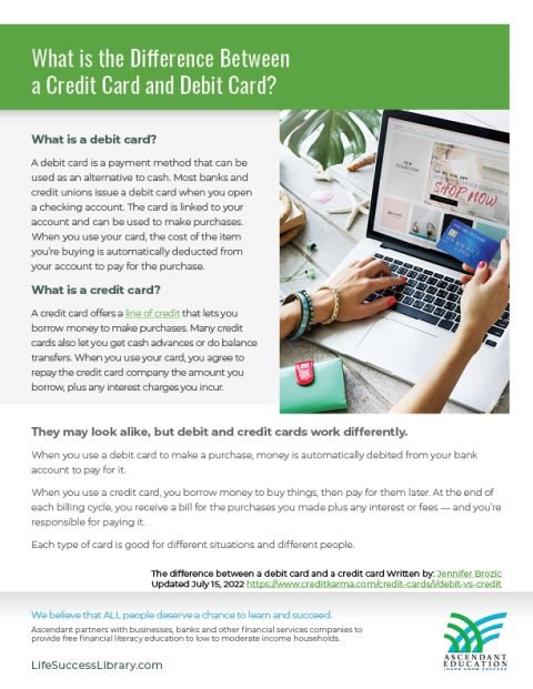 What is the Difference Between a Credit Card and Debit Card? - Life ...